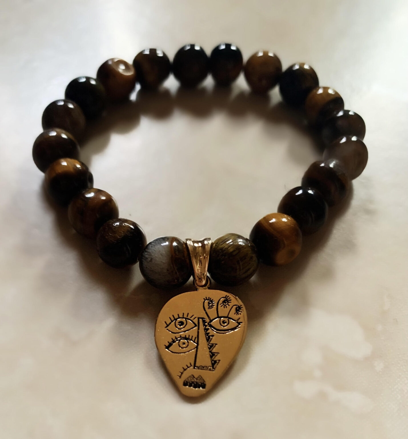 Greek Mythology Gemstone Bracelet -18K Gold - Sierame